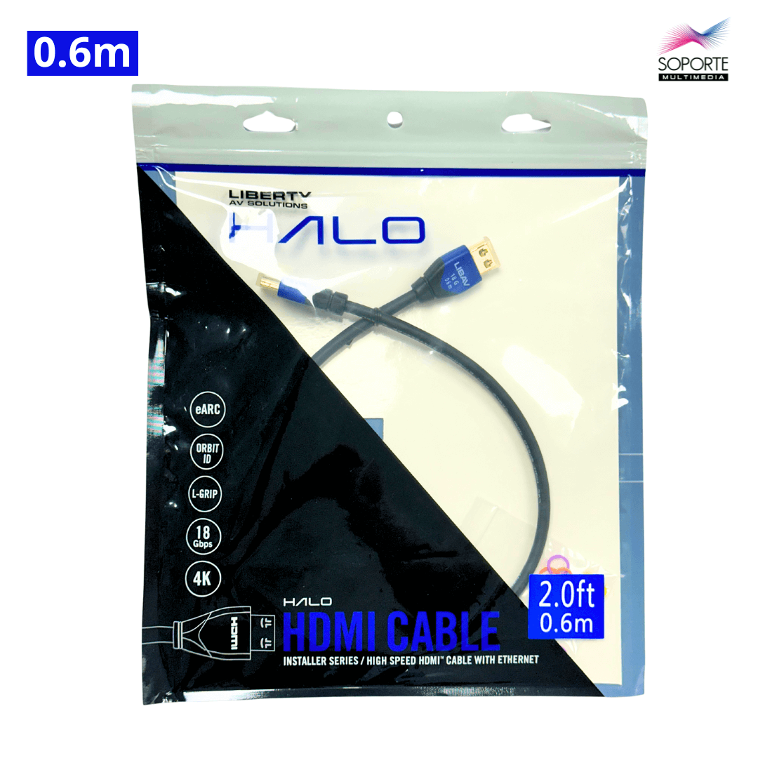 Liberty Halo, Cable Certificado HDMI De Alta Velocidad Con Ethernet, 60 ...