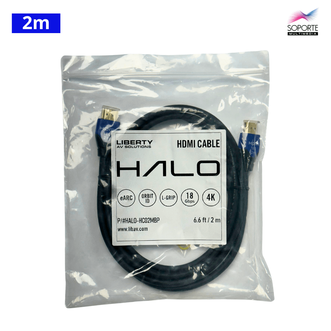 Liberty Halo, Cable Certificado HDMI De Alta Velocidad Con Ethernet, 02 ...